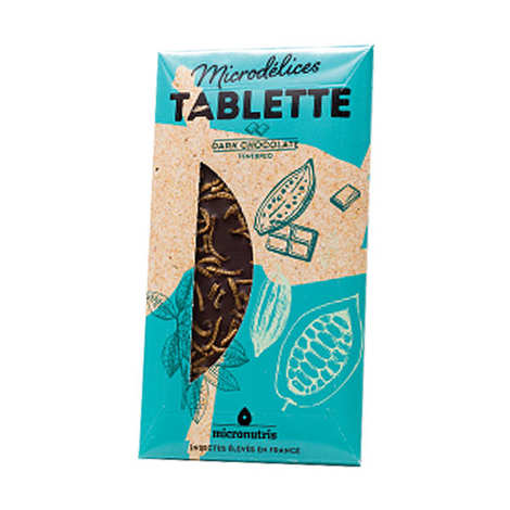 Chocolate Bar With Tenebrios (Insects) - Micronutris