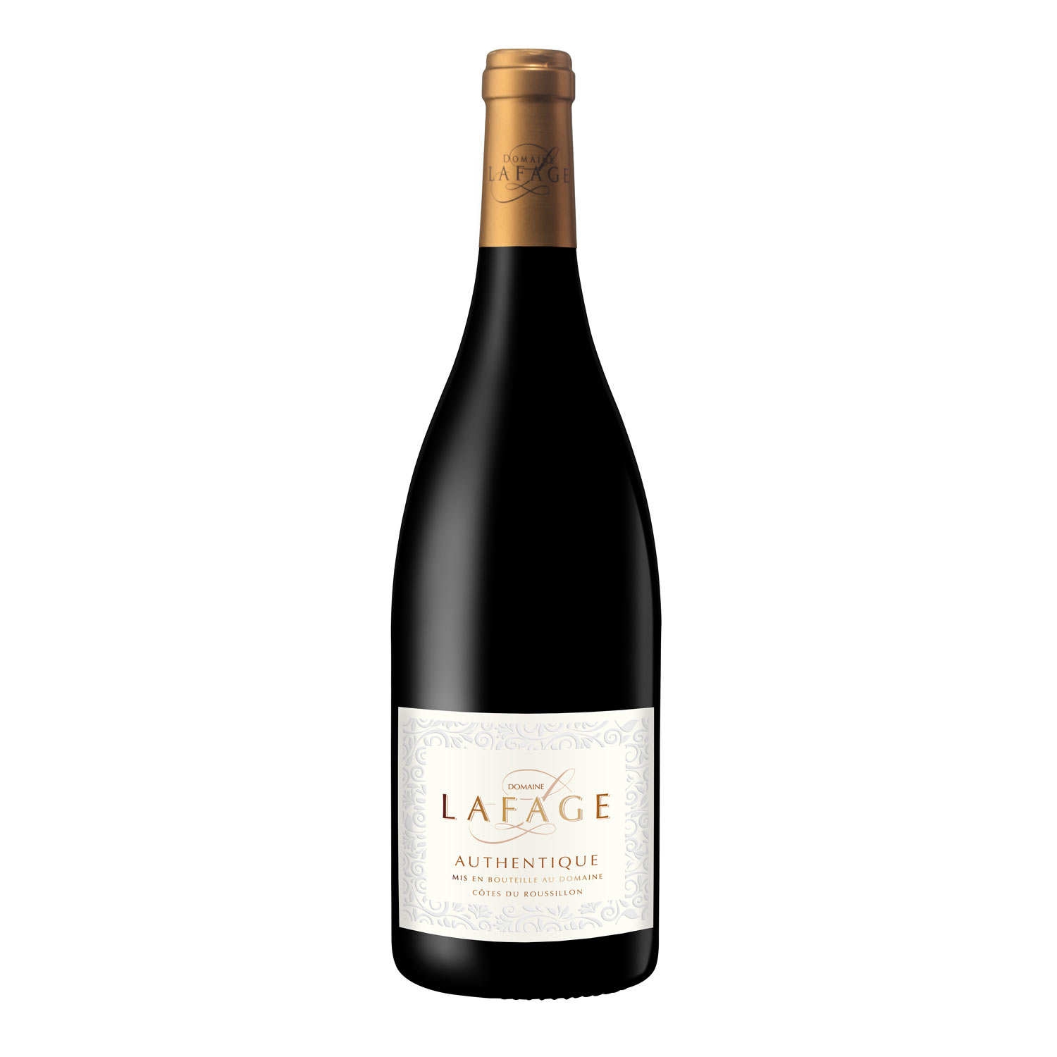 Domaine Lafage - Côtes du Roussillon vin rouge cuvée Authentique ...