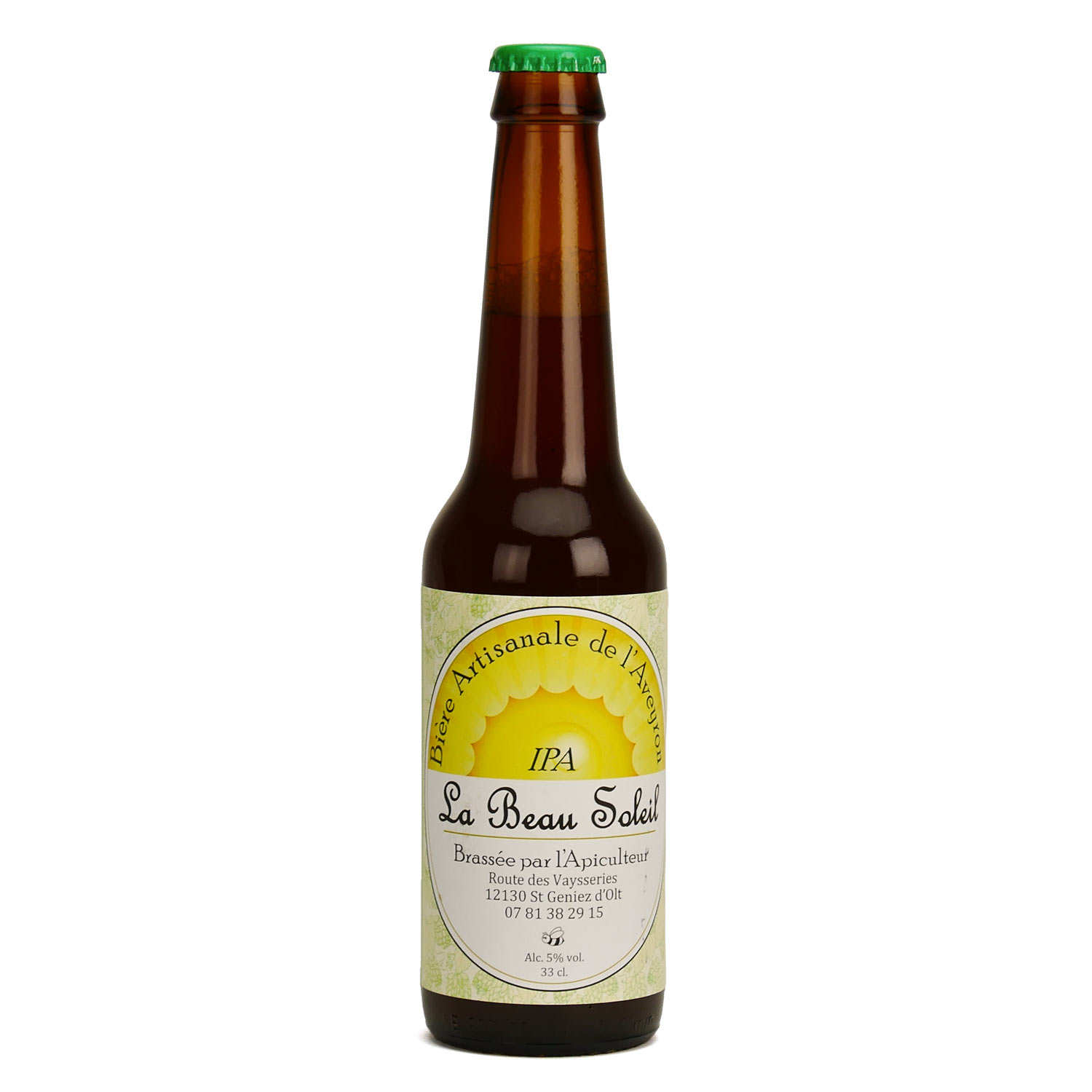 Brasserie Beau Soleil - organic IPA beer 5% - Brasserie Beau Soleil