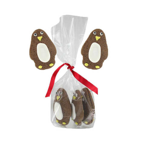 Little Auk Biscuit with Chocolate - Image On Food