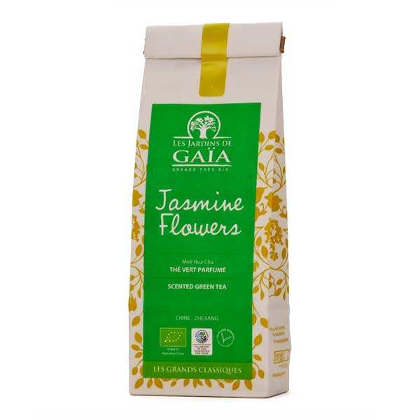 Organic Green Tea Jasmine Flowers – Moli hua cha - Les Jardins de Gaïa