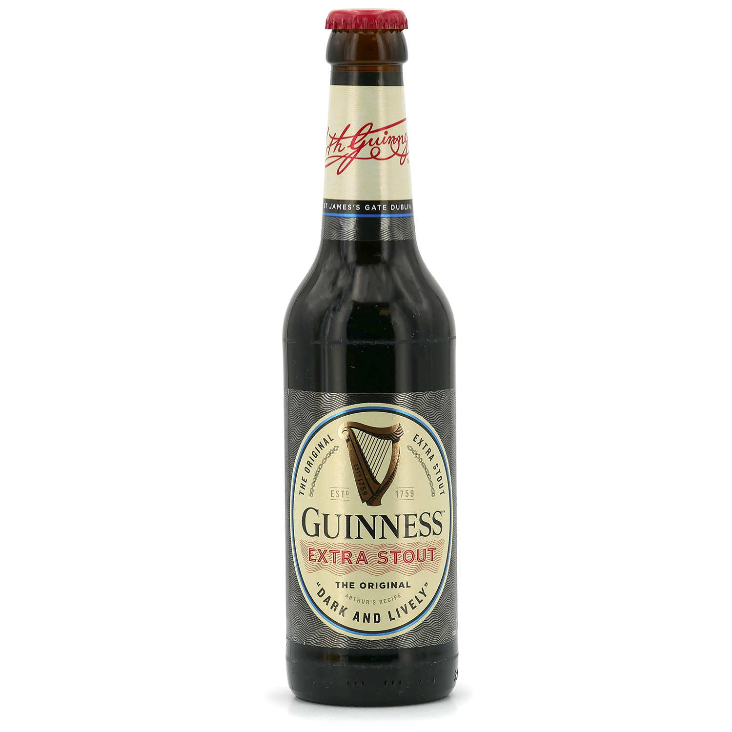 Guinness Extra Stout - bière Irlandaise 4,1% - Brasserie Guinness