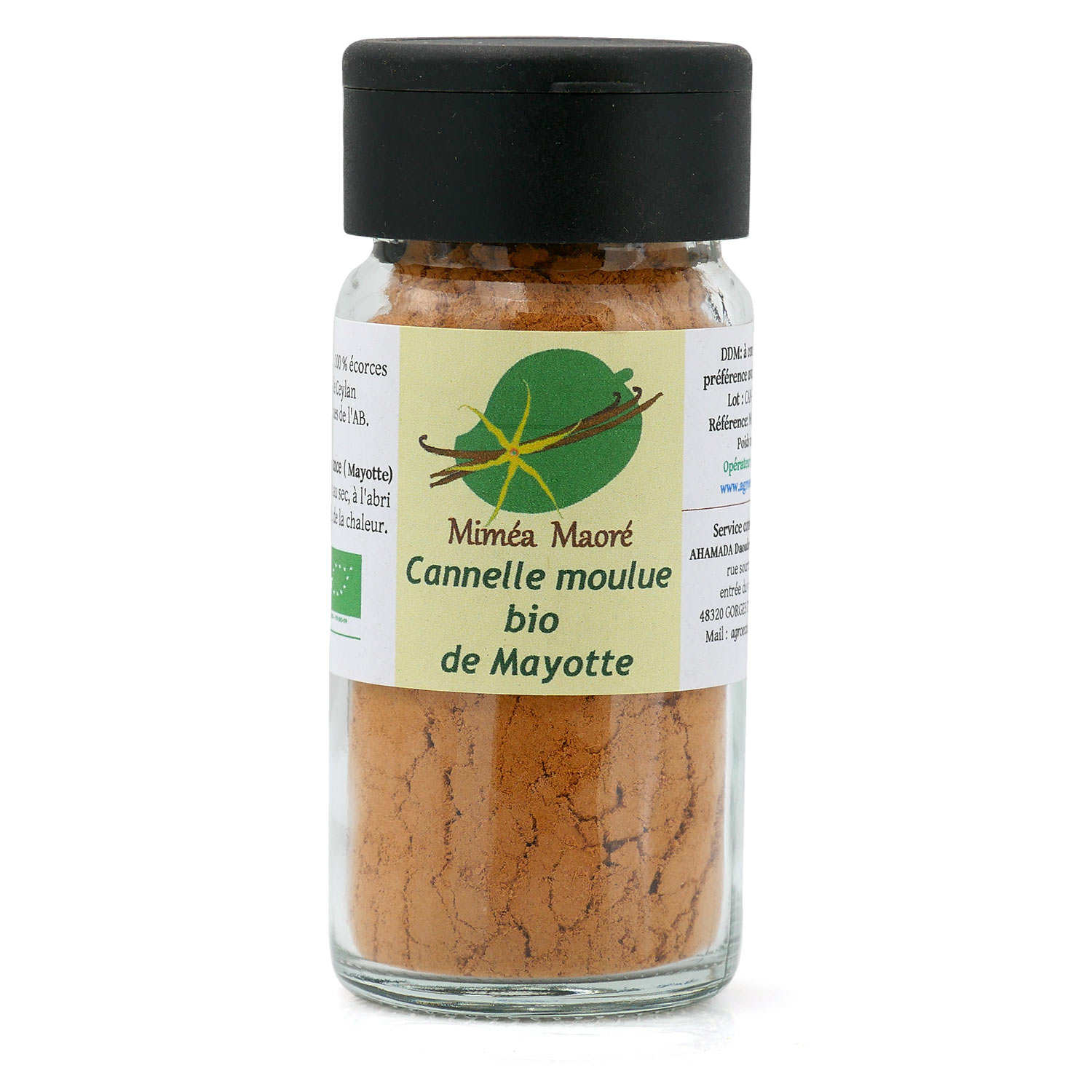 Cannelle de Mayotte moulue bio