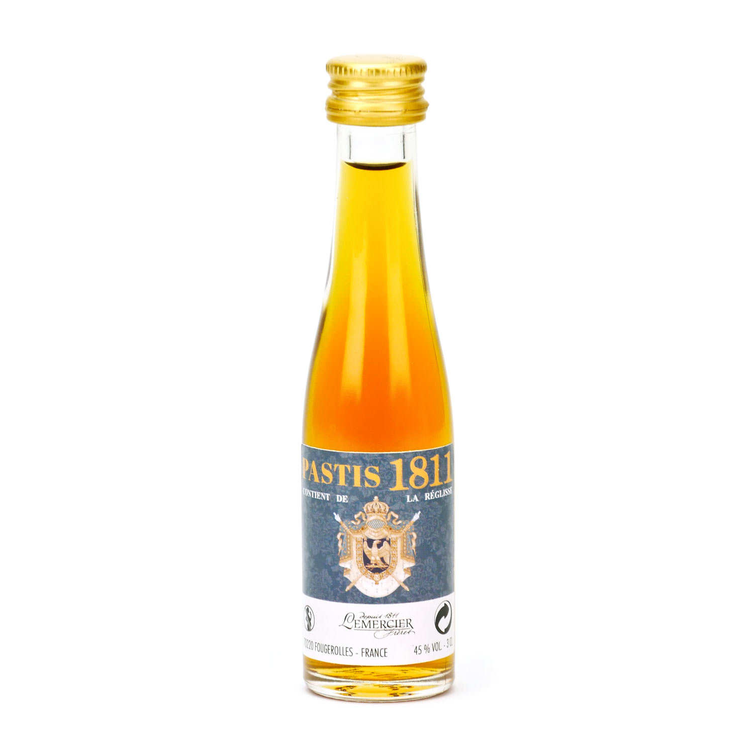Sample bottle of Pastis - 1811 45% - Grandes Distilleries Peureux