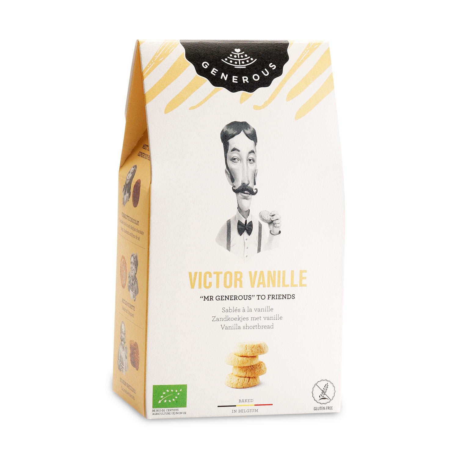 Organic Vanilla Shortbread by Victor - Generous