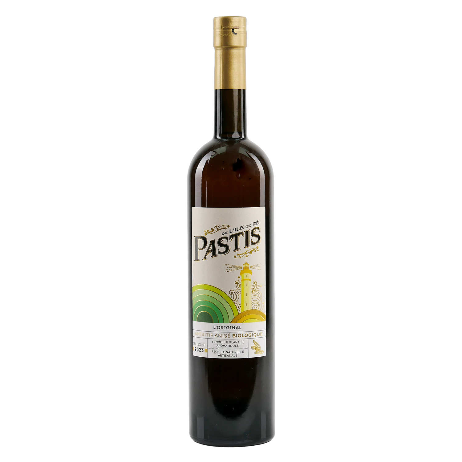 Organic and Vintage Pastis from Ré Island 45% - Pastis de l'île de Ré