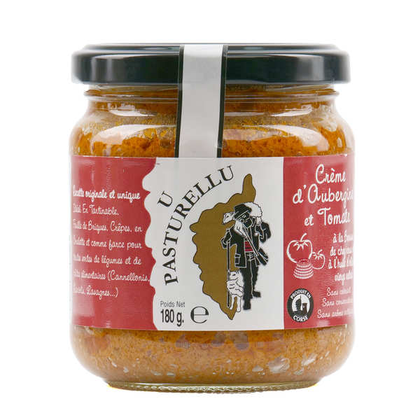 Cream of aubergine and tomato with Corsican brousse - A Paesana