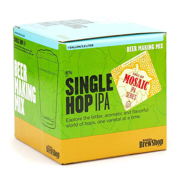 Recharge pour fabrication de bière "mosaic single hop IPA" - Brooklyn ...