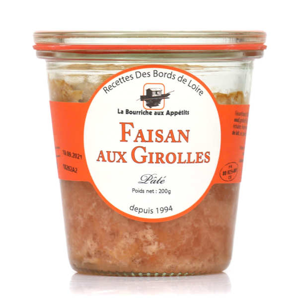 Wild Pheasant Pâté with Girolle Mushrooms - La Bourriche aux Appétits