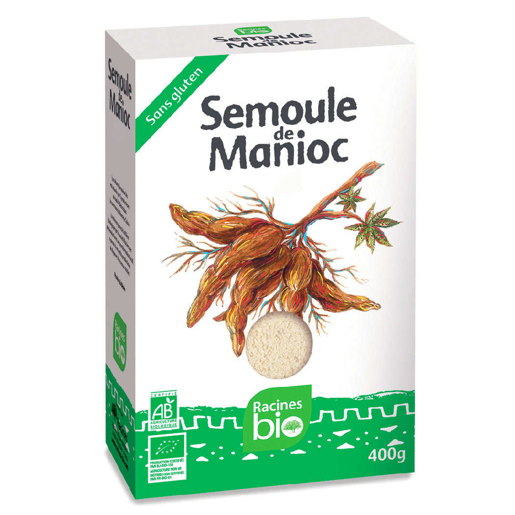 Semoule de manioc bio et sans gluten - Racines