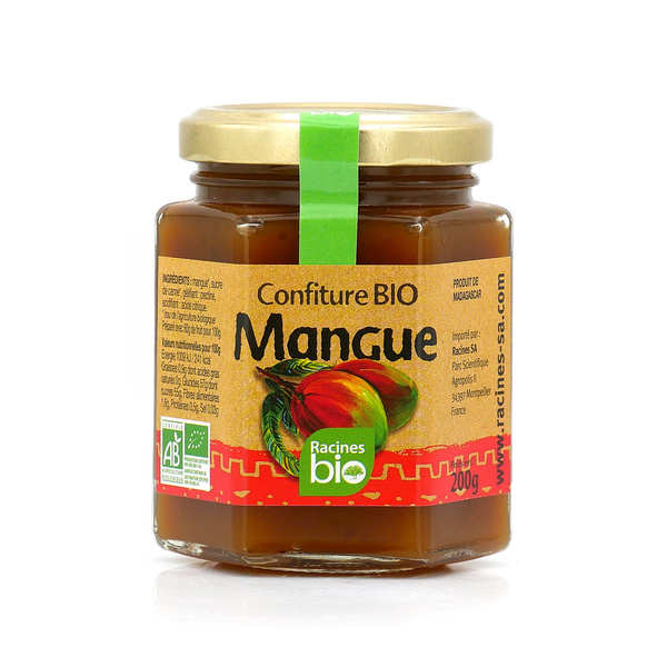 Organic mango jam from Madagascar - Racines