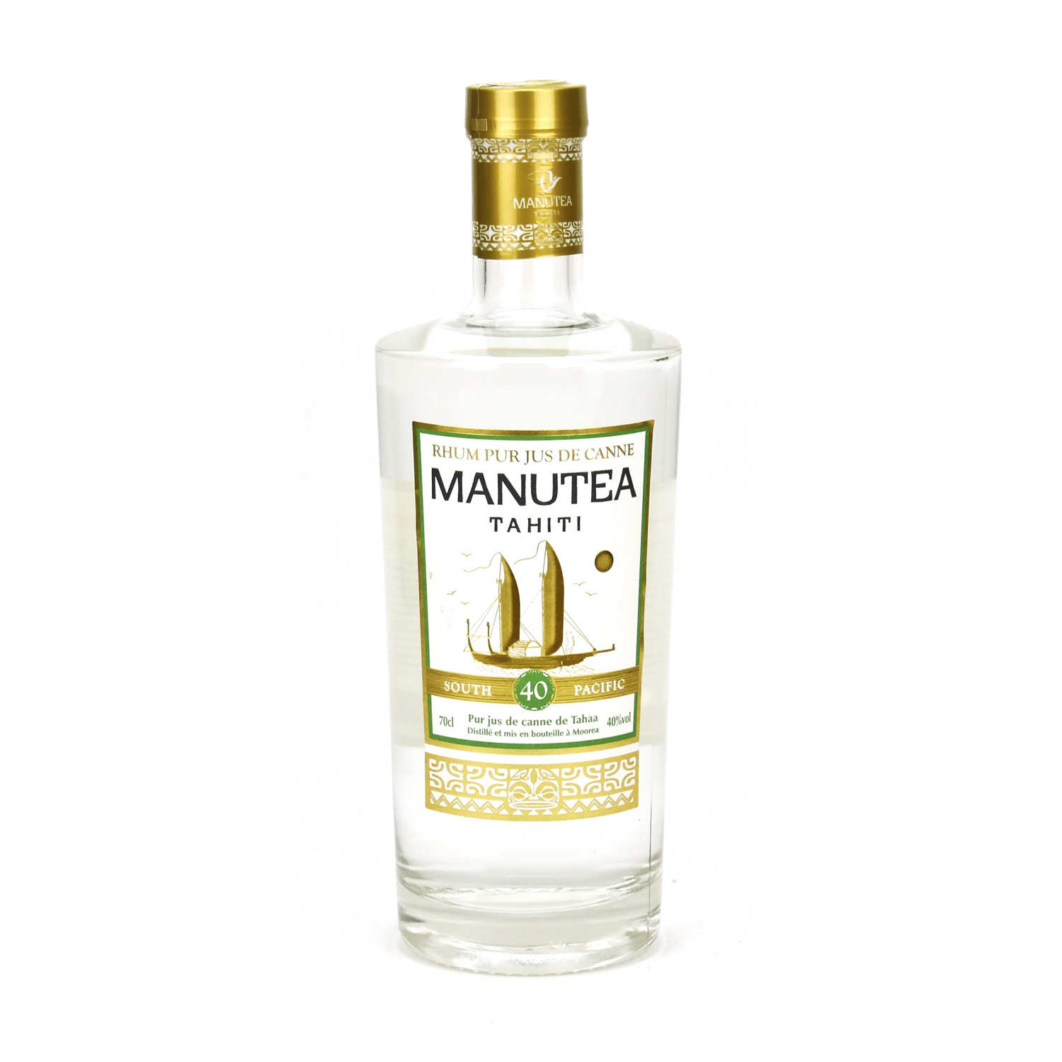 Rhum Manutea de Tahiti 40% - Manutea