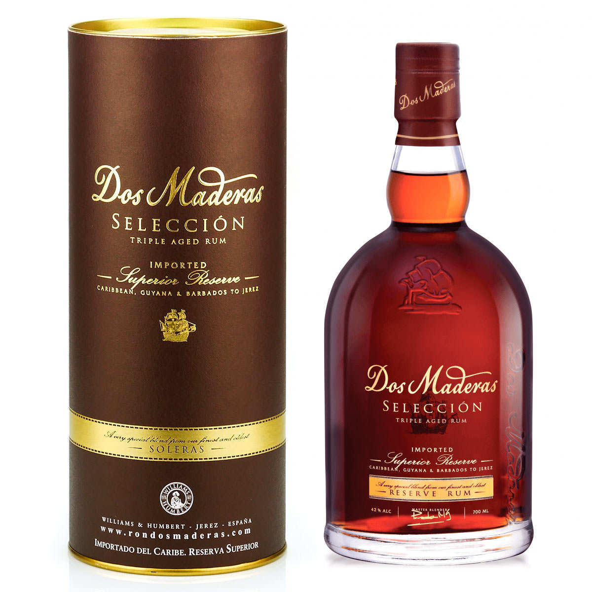 Dos Maderas Seleccion Rum 42% - Dos Maderas