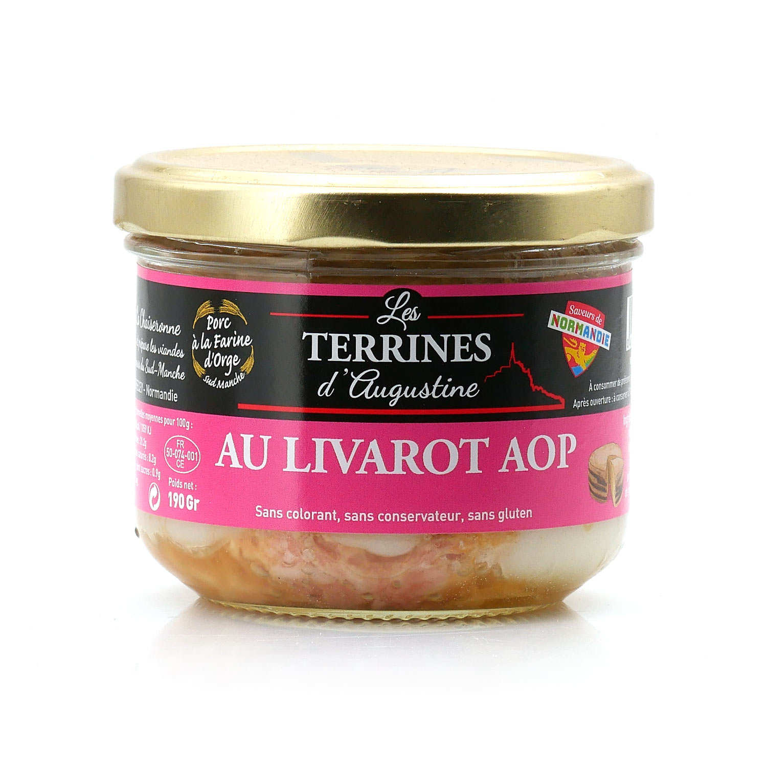 Terrine with "Livarot" cheese - La Chaiseronne