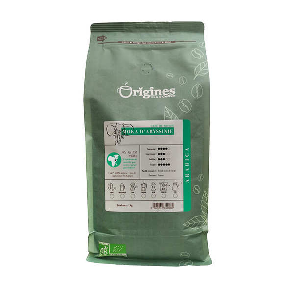 Organic Coffee - Abyssinia Moka - Origines Tea and Coffee