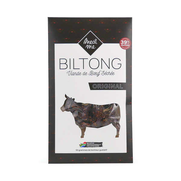 Classical Beef Biltong - Dried and Marinated Meat - Meat Me