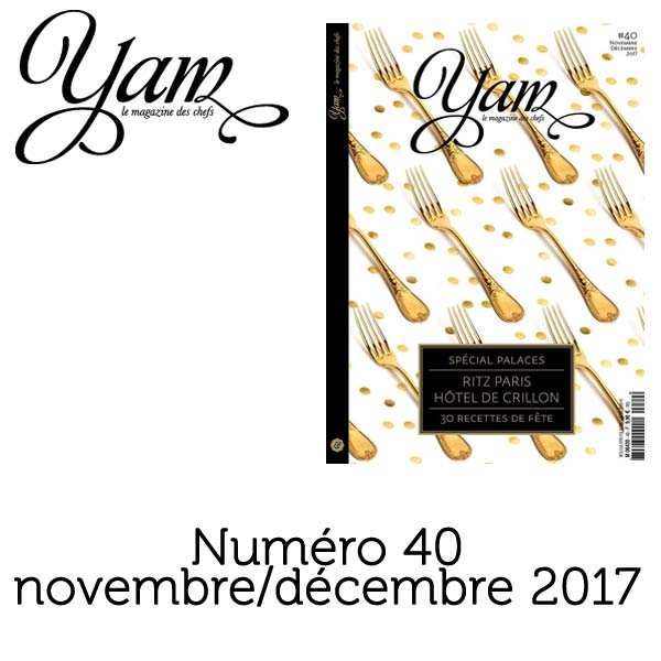 French magazine about cuisine - YAM n°40 - YAM