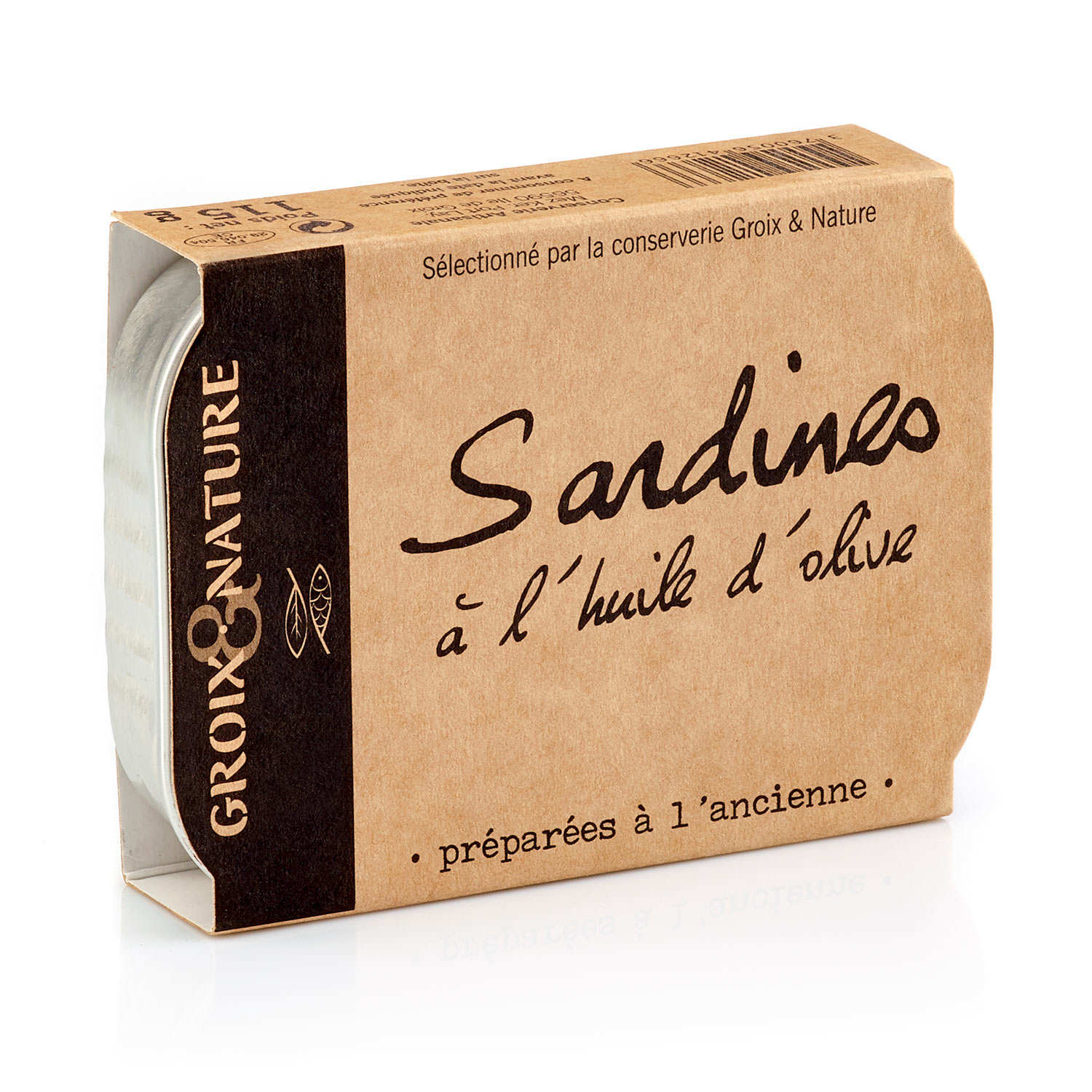 Sardines in olive oil prepared the old-fashioned way - Groix & Nature