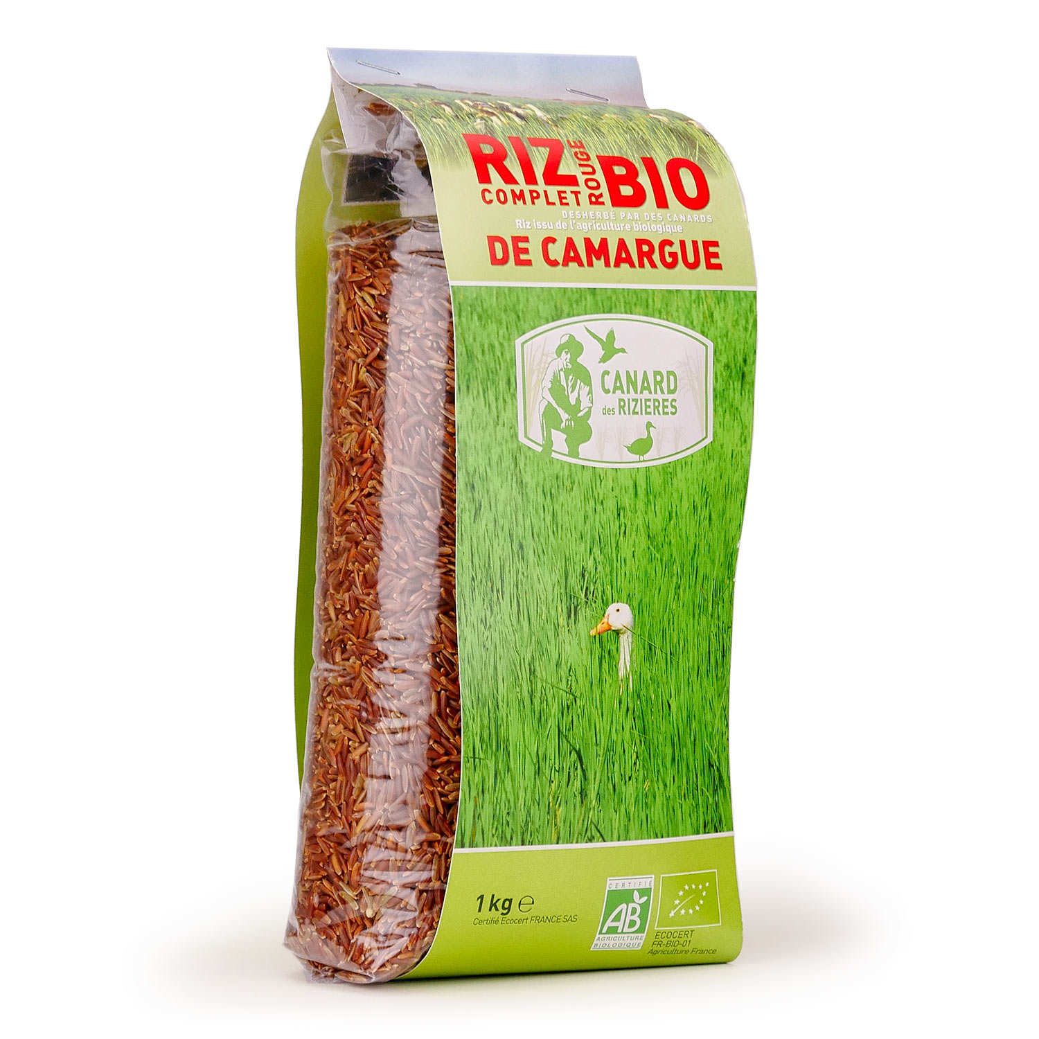 Riz rouge de Camargue IGP complet bio - Canard des rizières