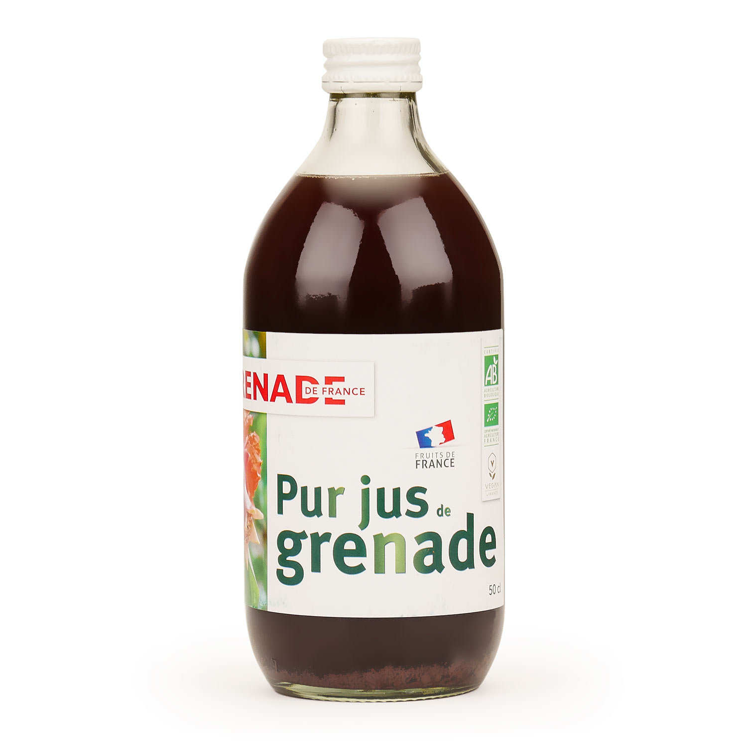 Pur jus de grenade de France vegan et bio - Grenade de France
