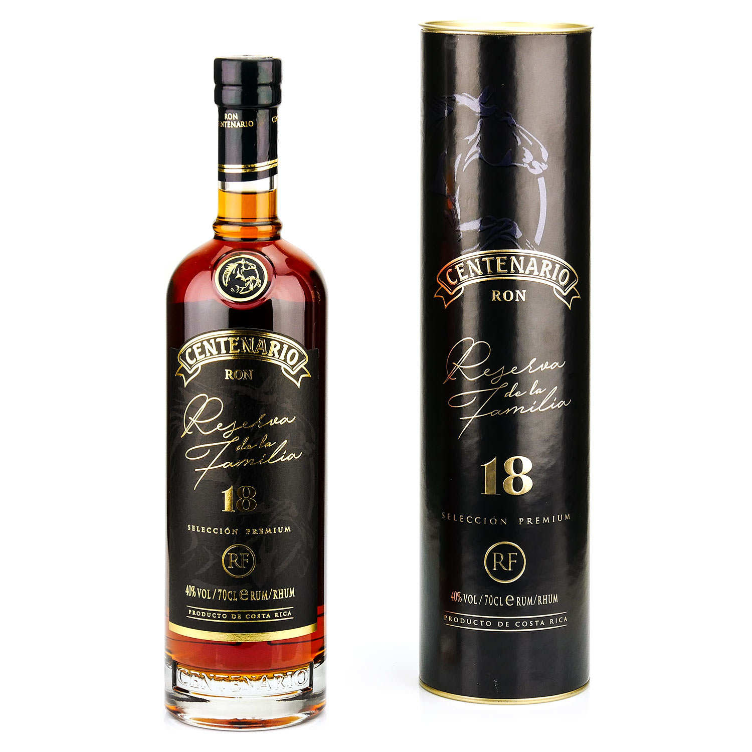 Centenario Rum 18 years old - Costa Rica 40 % - Centenario