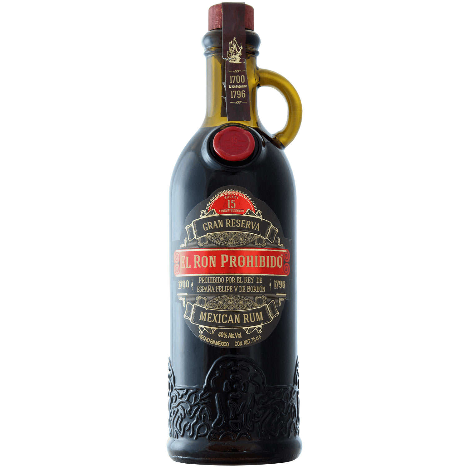 El Ron Prohibido 'Grande Réserve' rum from Mexico 40% - El Ron Prohibido