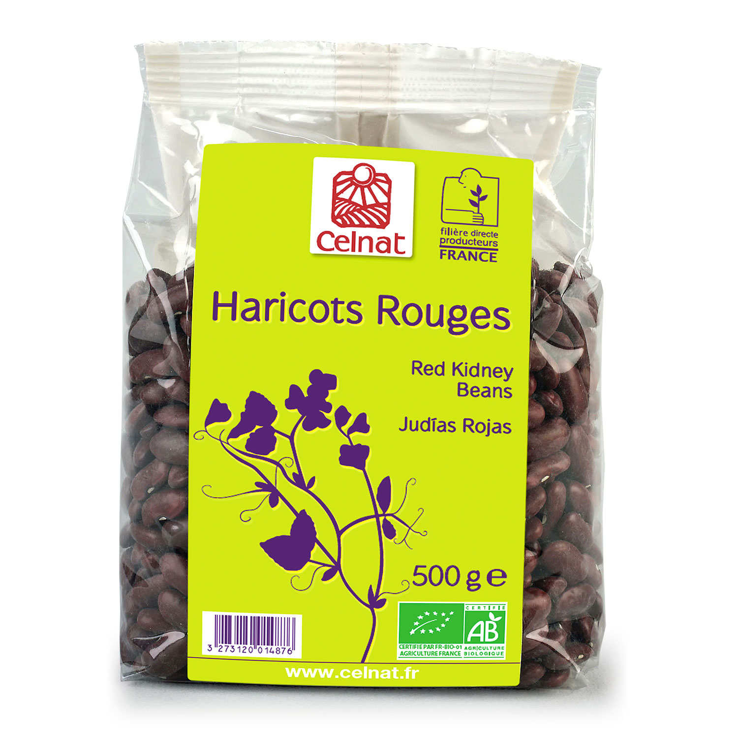 Haricots rouges de France bio - Celnat