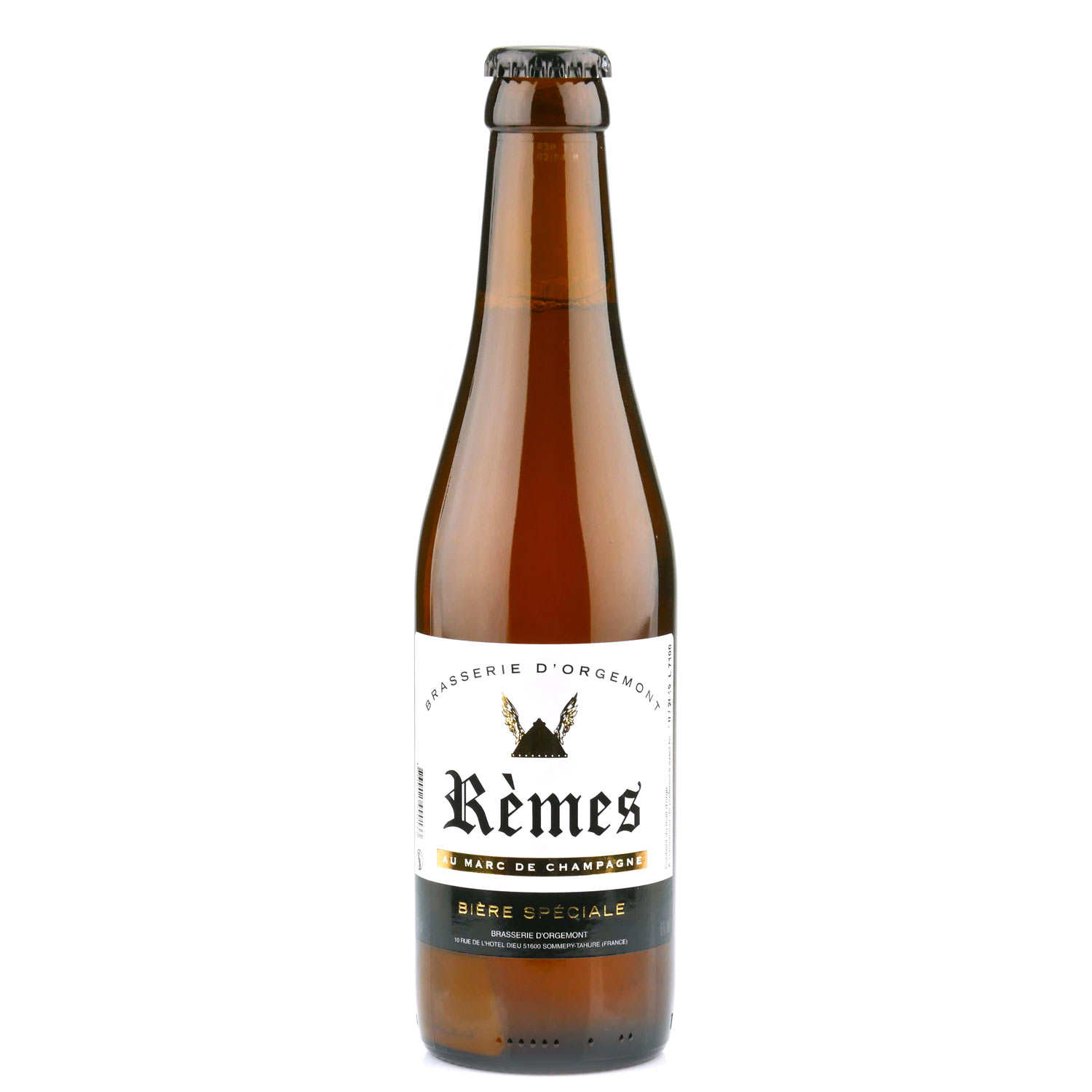 Bière Rèmes spéciale au marc de Champagne 6%