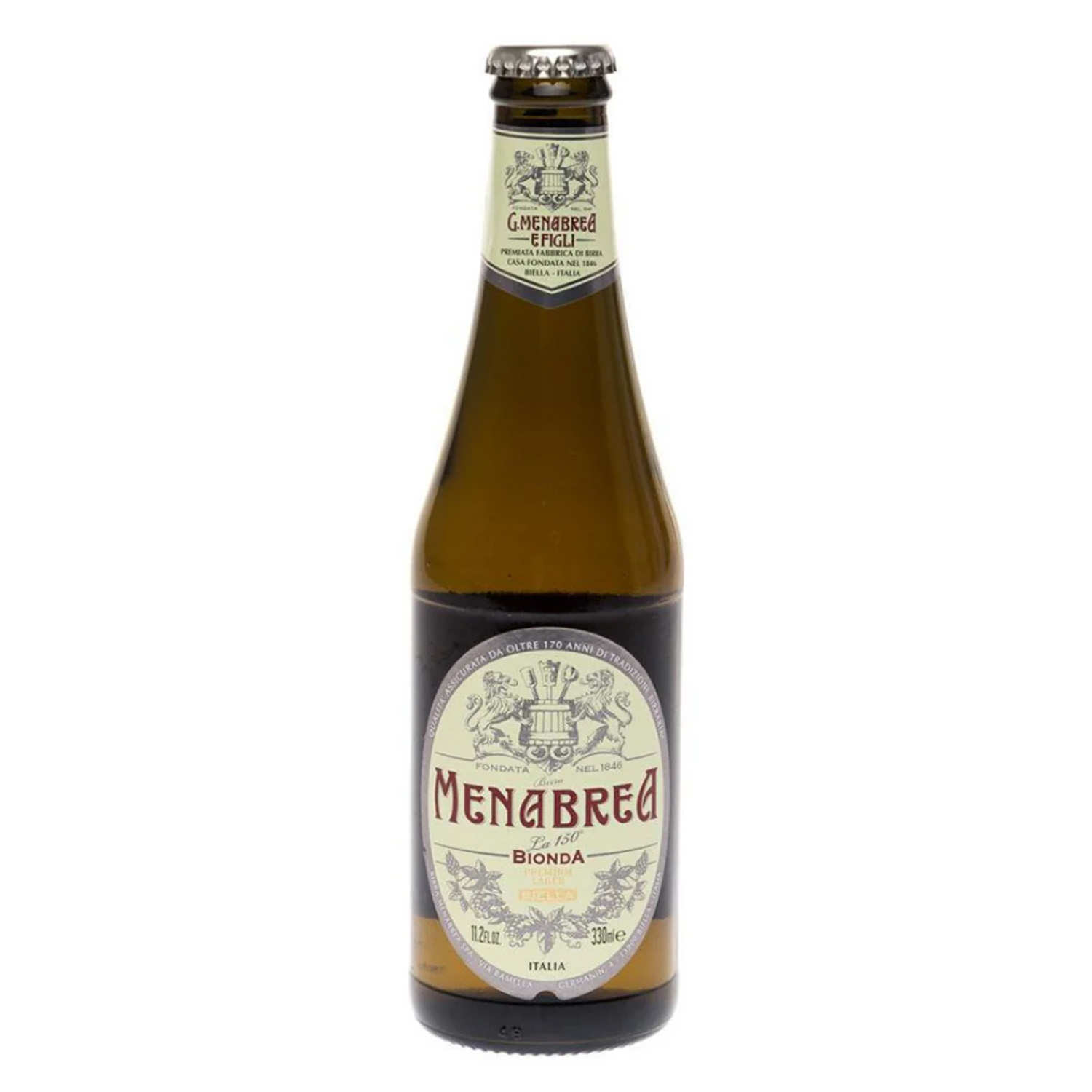 Menabrea Bionda - Blonde beer from Italy 4.8% - Menabrea