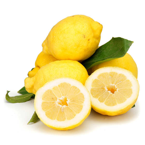 Citrons frais de la côte d'Amalfi IGP d'Italie bio