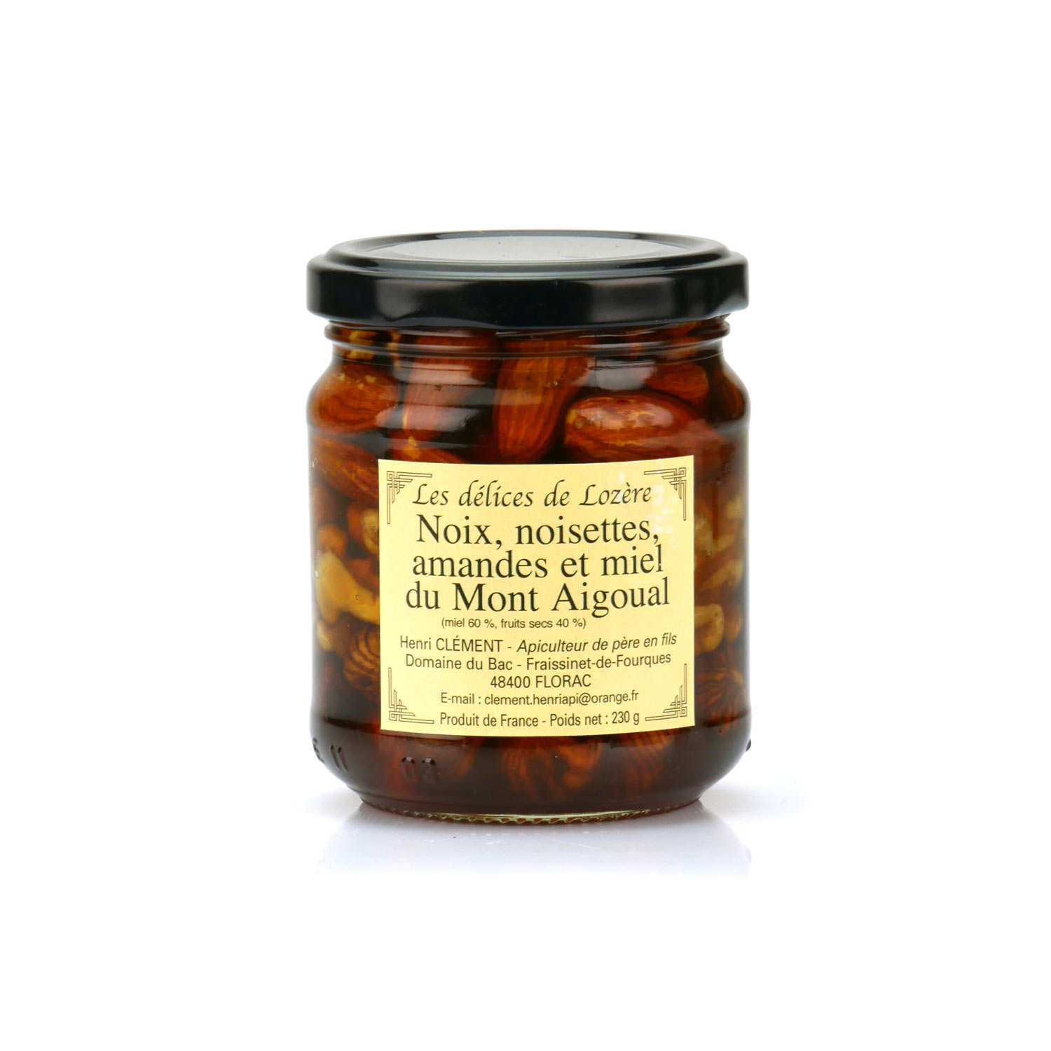 Noix, noisettes, amandes et miel du Mont Aigoual - Henri Clément