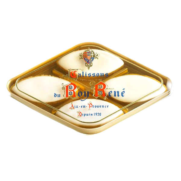 Calissons d'Aix Roy René - boîte losange 4 calissons - Le Roy René