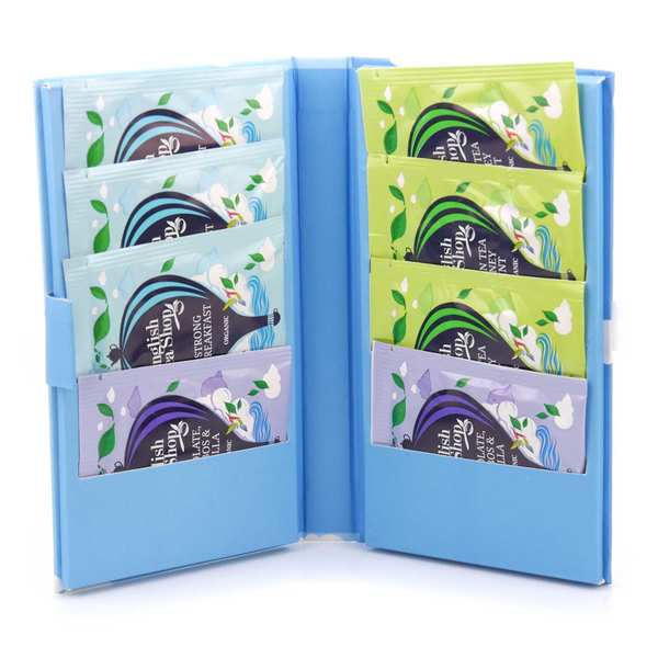 Organic Teas Packets in a Notebook - Travel Size Format - 3 Flavours ...