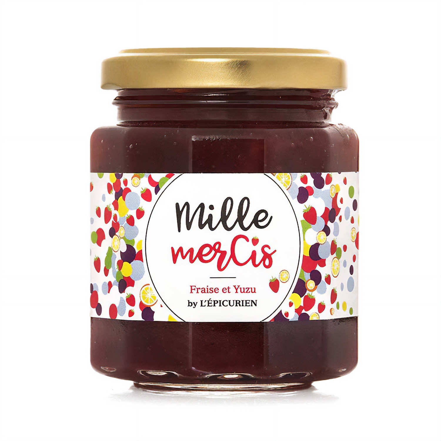 Confiture Mille Mercis - Fraise et yuzu - L'Épicurien