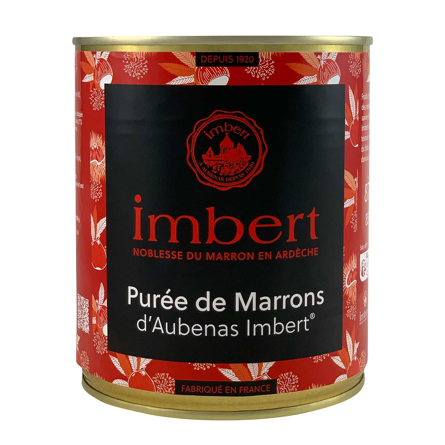 Purée de marrons non sucrée d'Aubenas gros conditionnement - Marrons Imbert