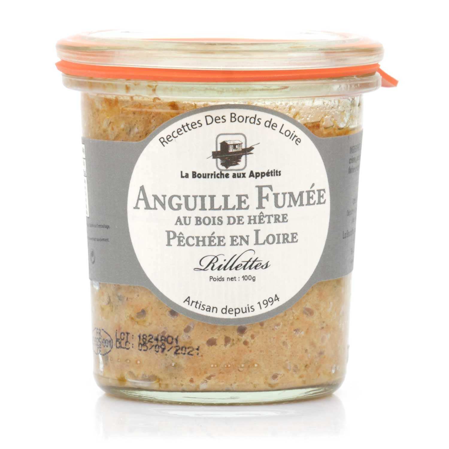 Rillettes d'anguille de Loire fumée au bois de hêtre - La Bourriche aux ...