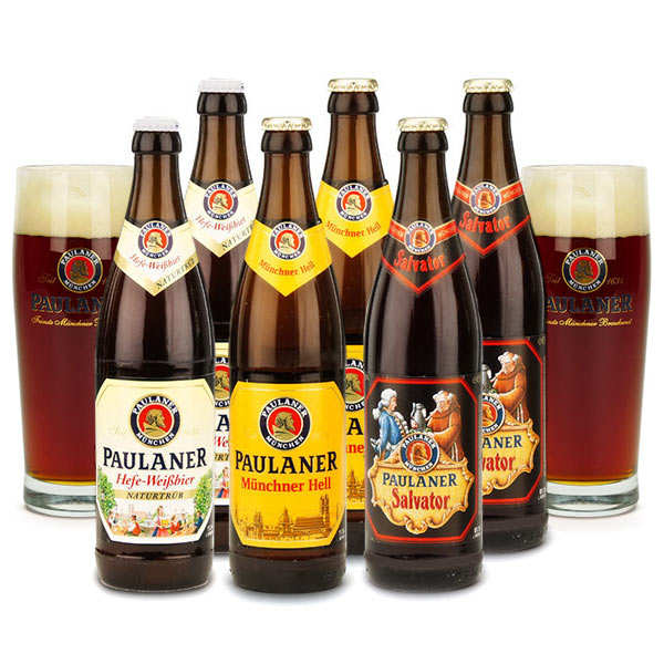 6 Paulaner Beers and 2 tasting glasses discovery offer - Paulaner