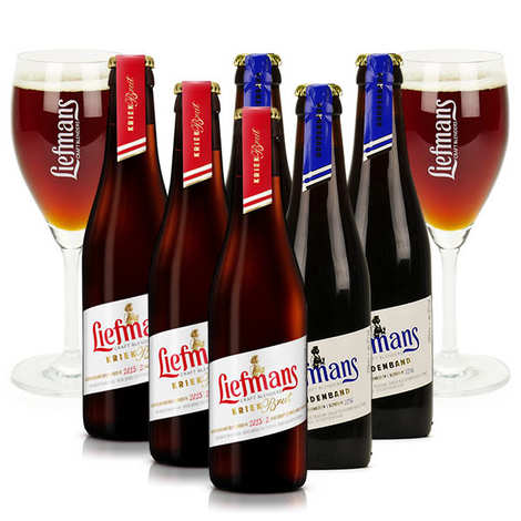 6 Liefmans Beers and 2 Tasting Glasses Discovery Offer - Brasserie Liefmans