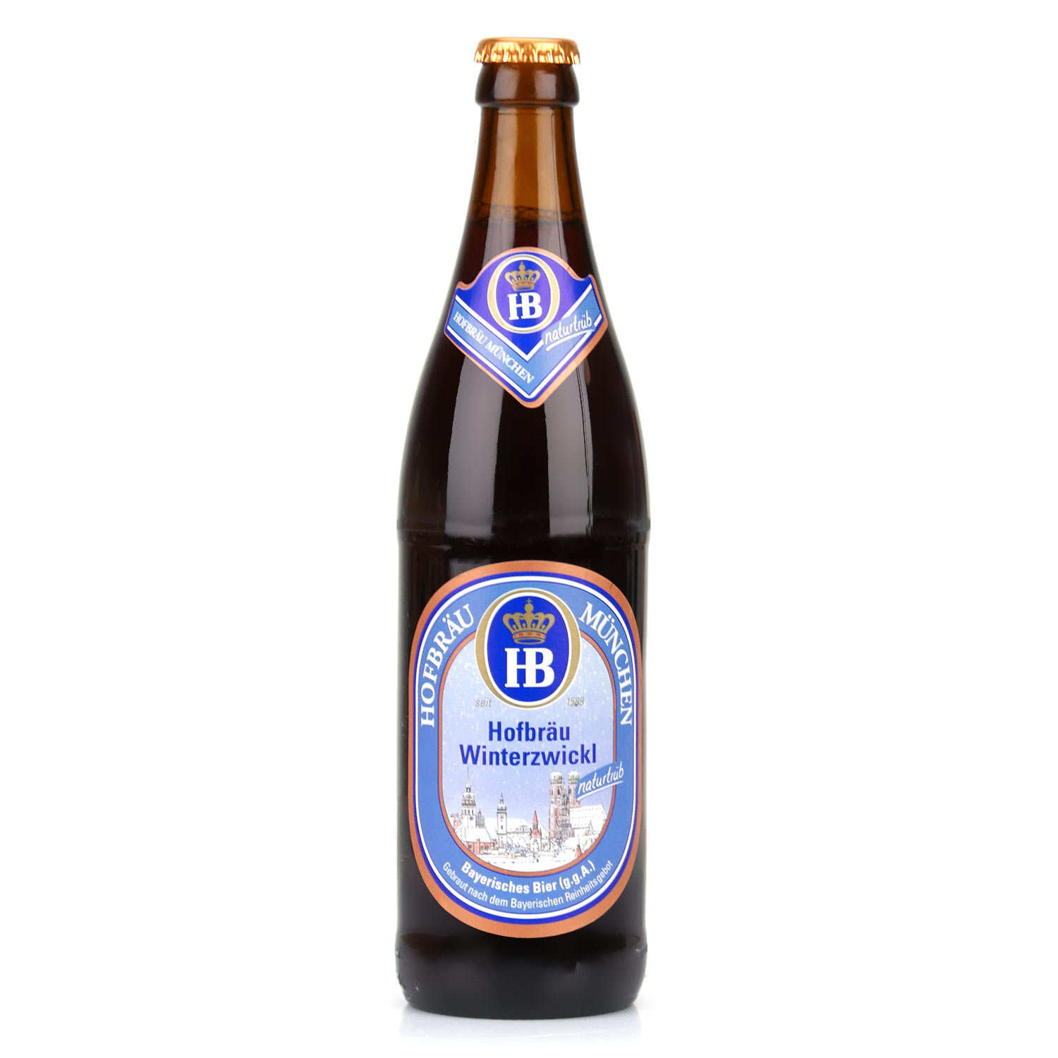 Hofbräu Winterzwickl - Brown beer from Germany- 5.5% - Brasserie ...