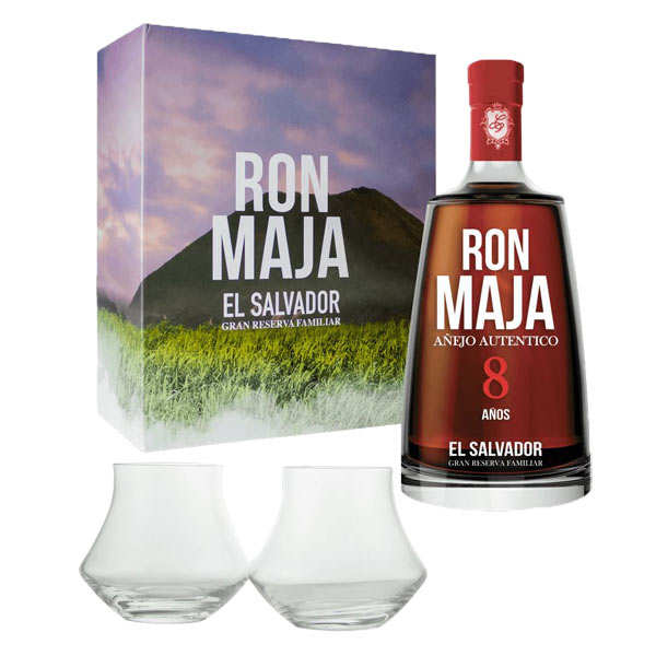 Rum Maja 8 - Box 2 glasses - 40% - Maja