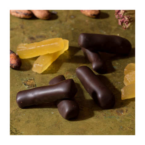 Candied Ginger Pieces in Dark Chocolate by Hadrien chocolatier ...