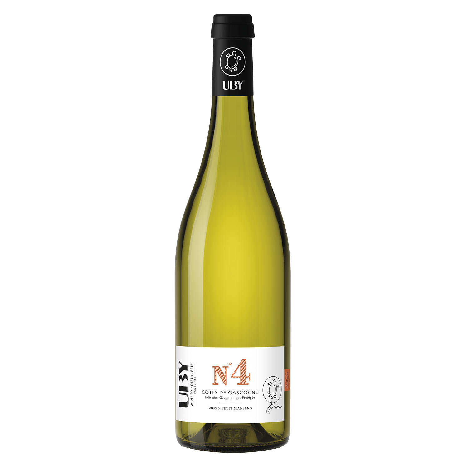 UBY N°4 vin blanc Côtes de Gascogne - Gros & Petit Manseng Doux ...