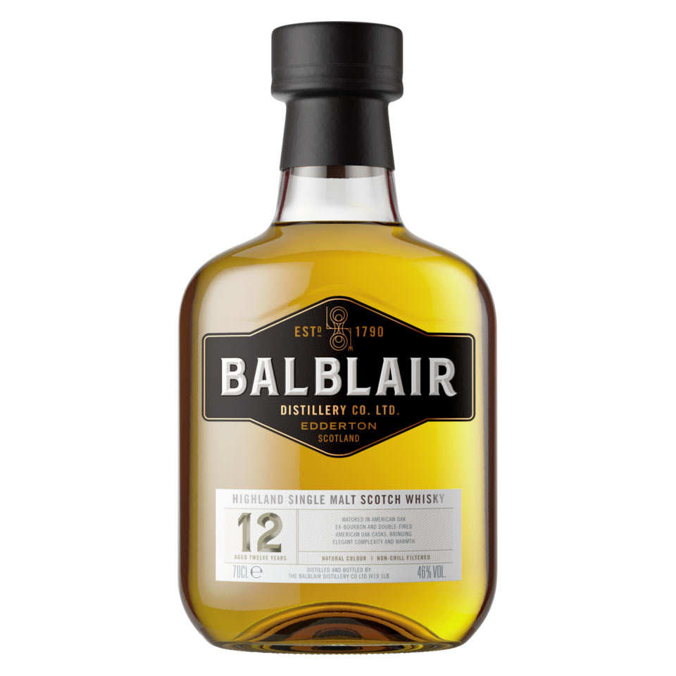 Balblair 12 years single malt scotch whisky 46% - Balblair Distillery