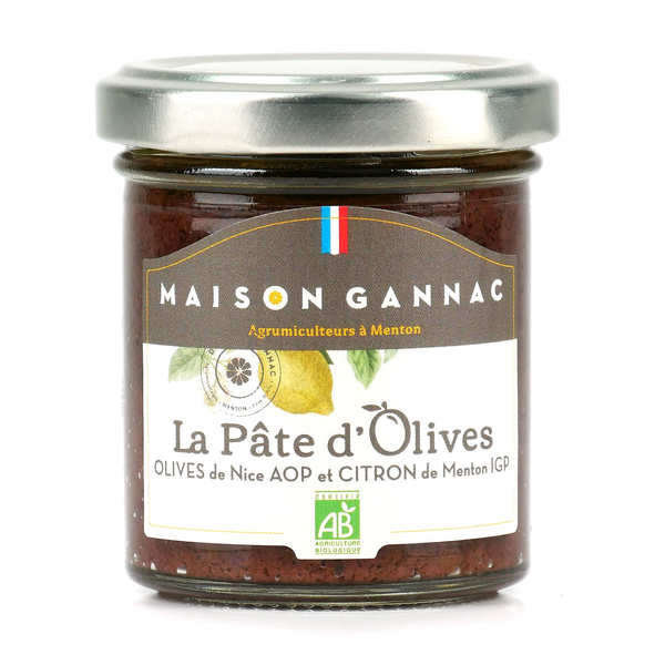 Olive Paste from Nice with Lemon from Menton - Maison Gannac