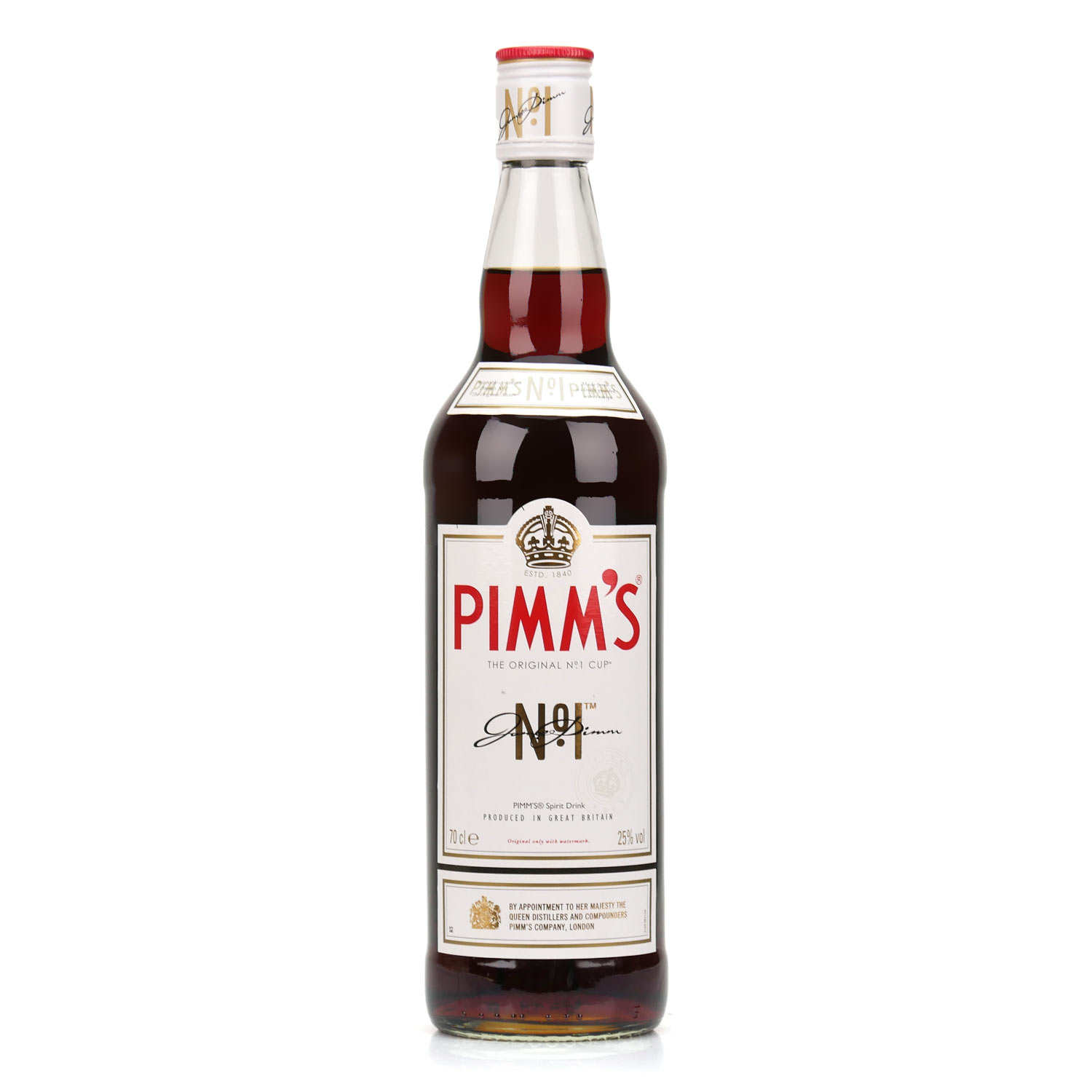 Pimm's n°1 cup - Fruit liqueur based on gin 25% - Pimm's