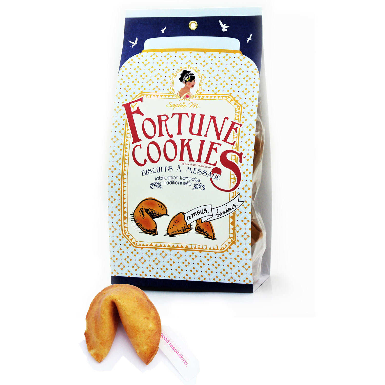 Fortune cookies - Biscuits du bonheur - Sophie M