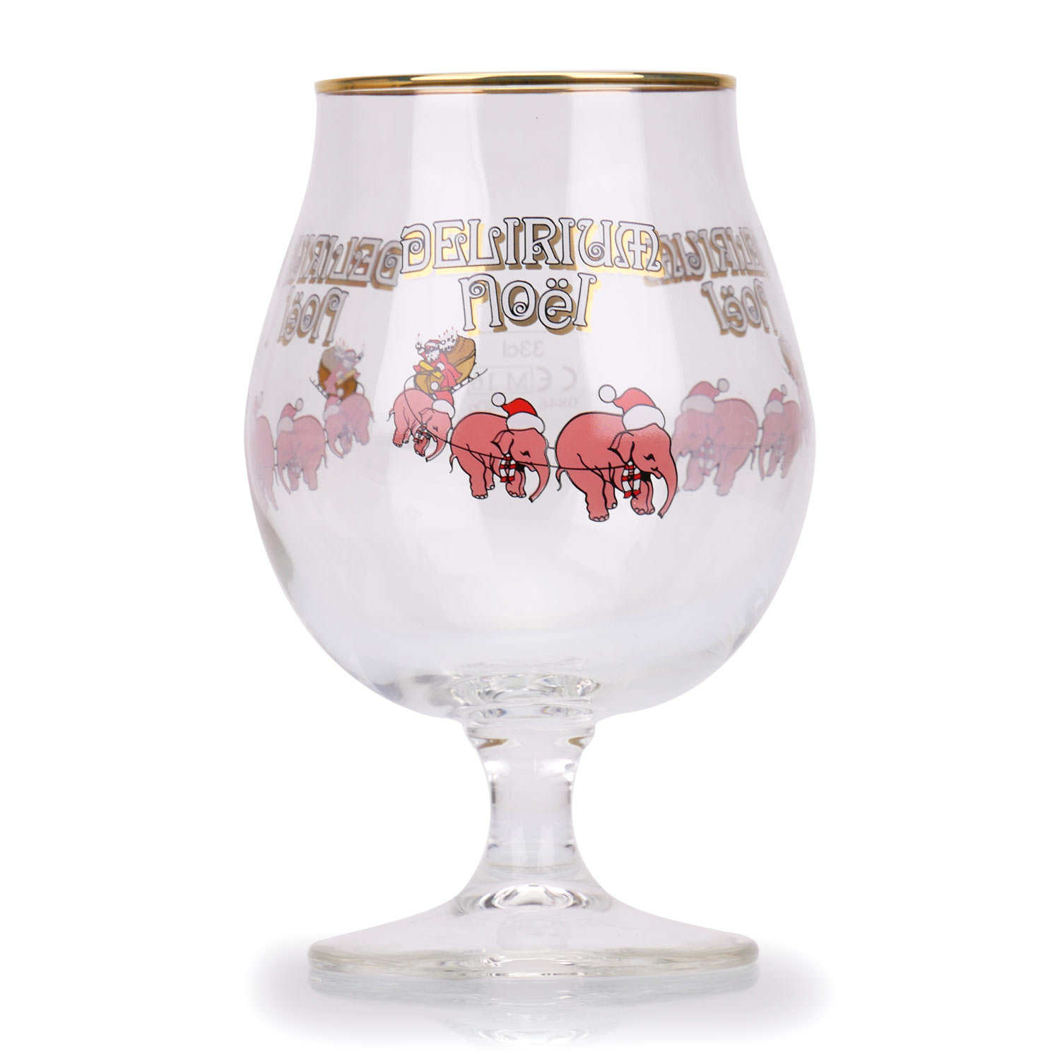 Verre à bière Delirium 33cl - Brasserie Huyghe