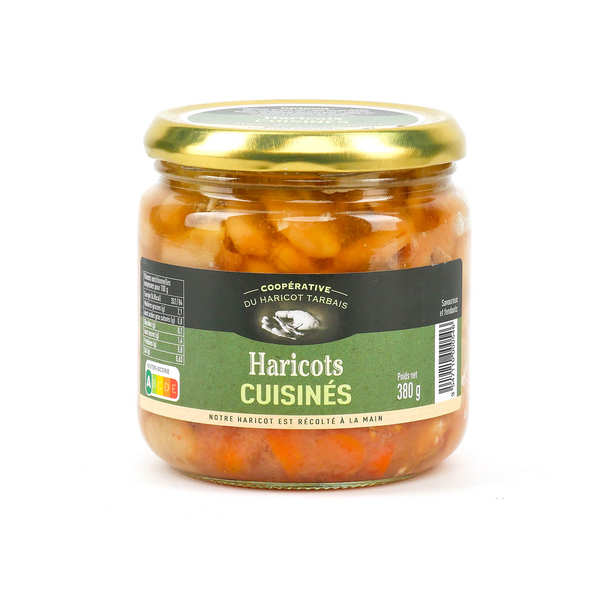 Haricots Tarbais cuisinés - Coopérative du haricot tarbais