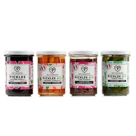 Assortment of Les 3 Chouettes pickles - Les 3 Chouettes