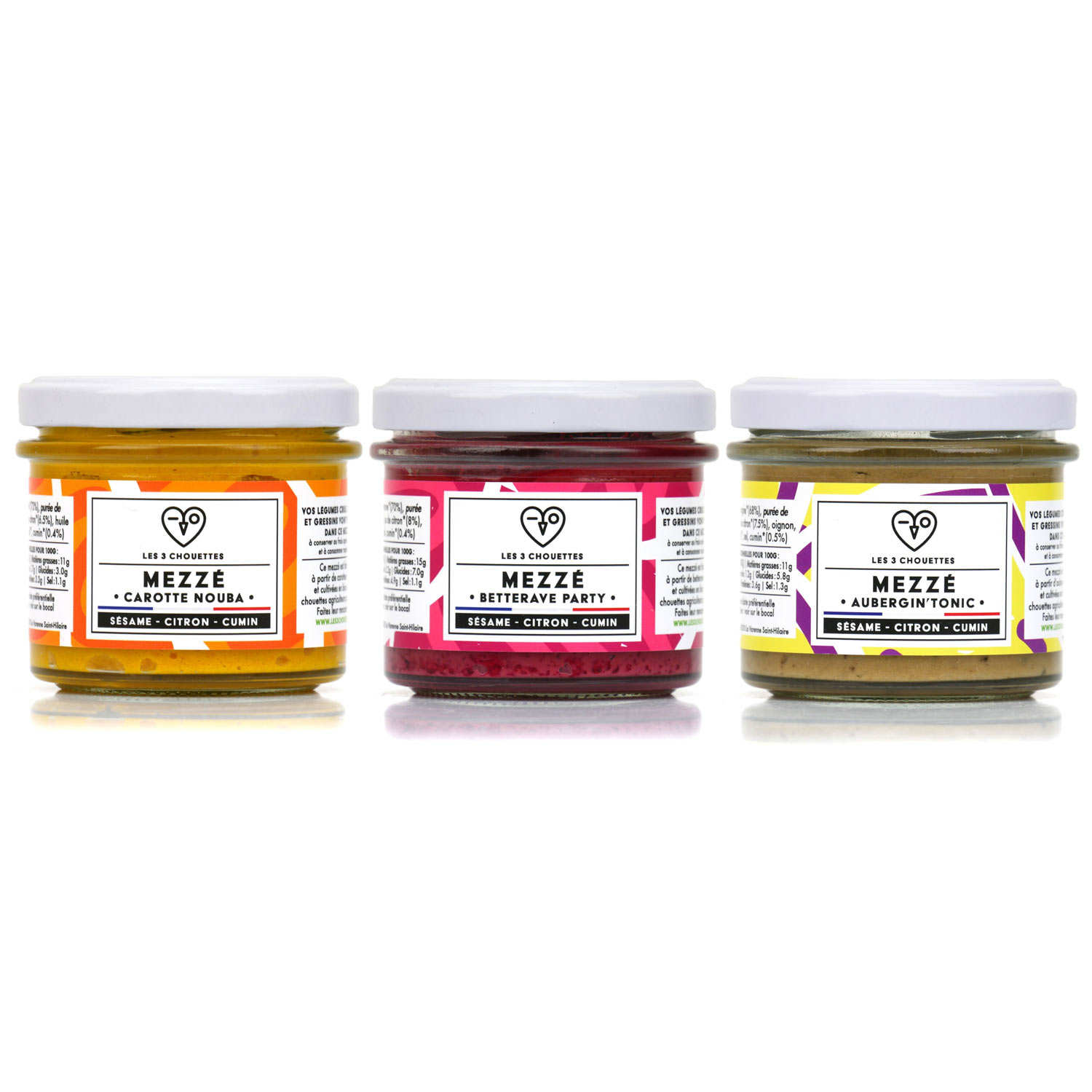 Assortiment de mezzés Les 3 Chouettes - Les 3 Chouettes